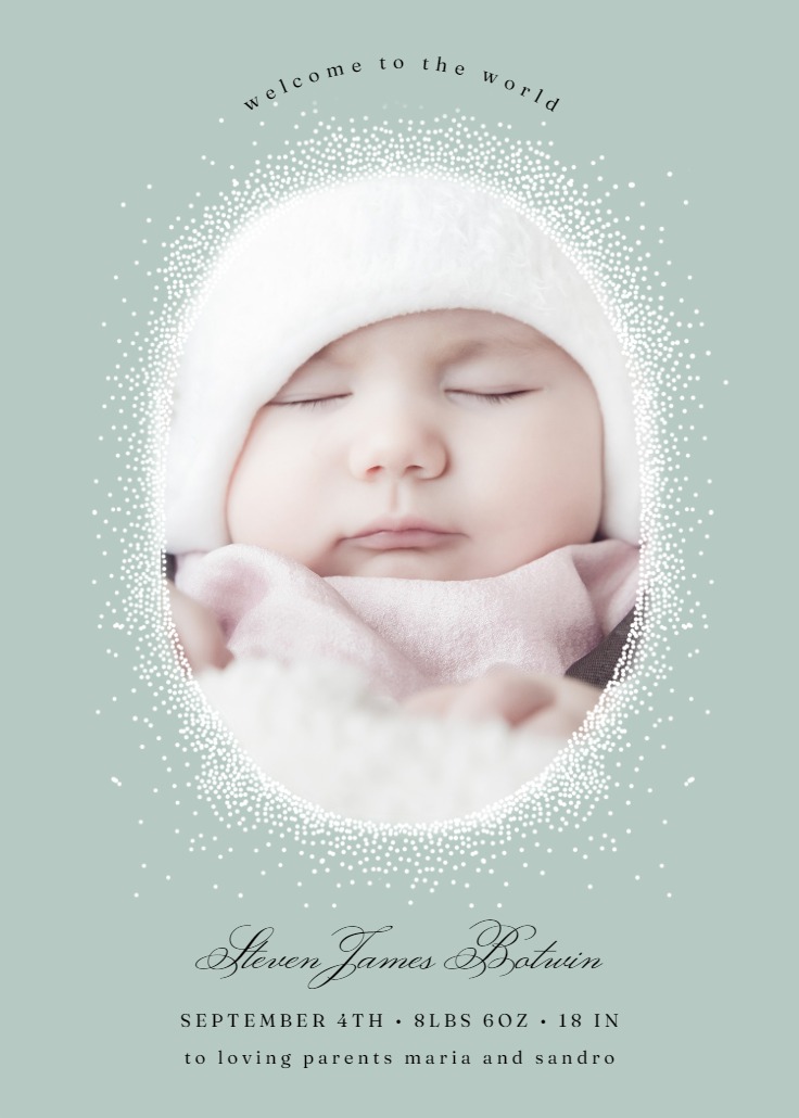 Baby Dots - Birth Announcement (Free) | Greetings Island