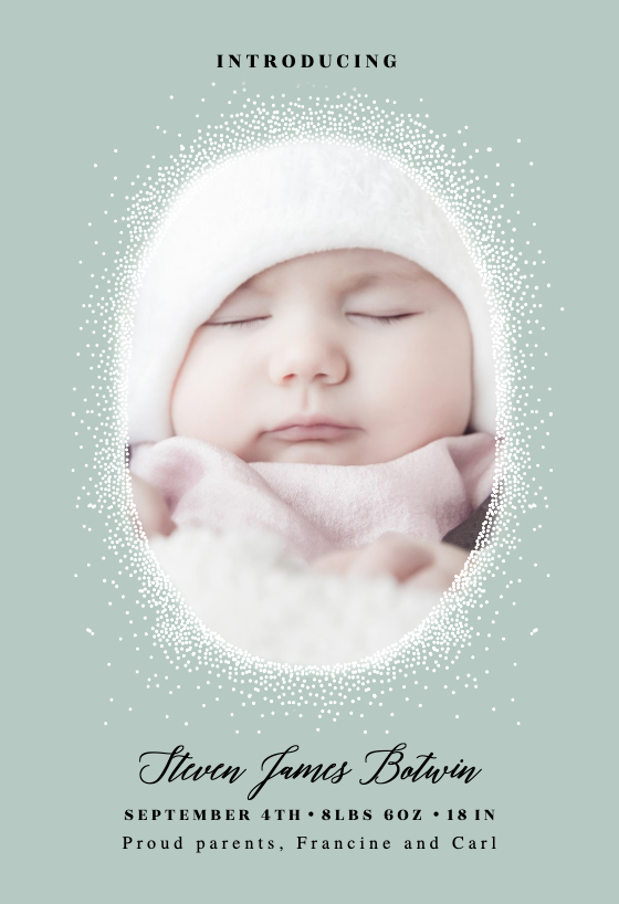 Baby Birth Announcement Templates (Free) | Greetings Island