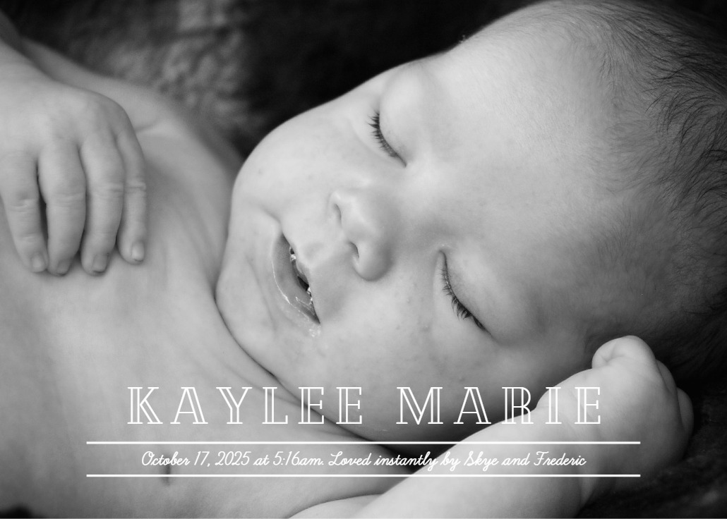 Cute Letters - Birth Announcement (Free) | Greetings Island