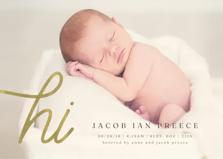 Page 7 | Baby Birth Announcement Templates (Free) | Greetings Island