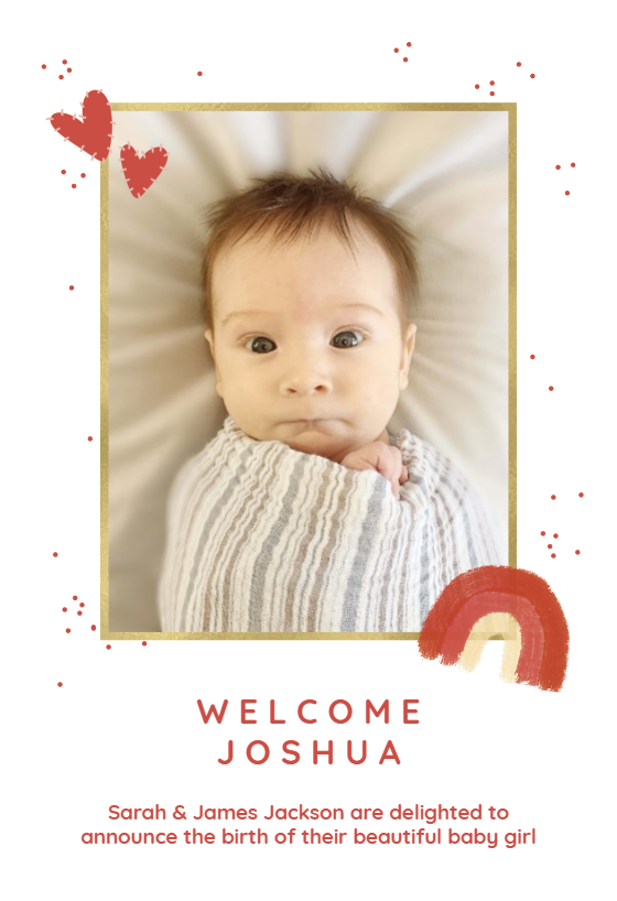 Baby Birth Announcement Templates (Free) | Greetings Island