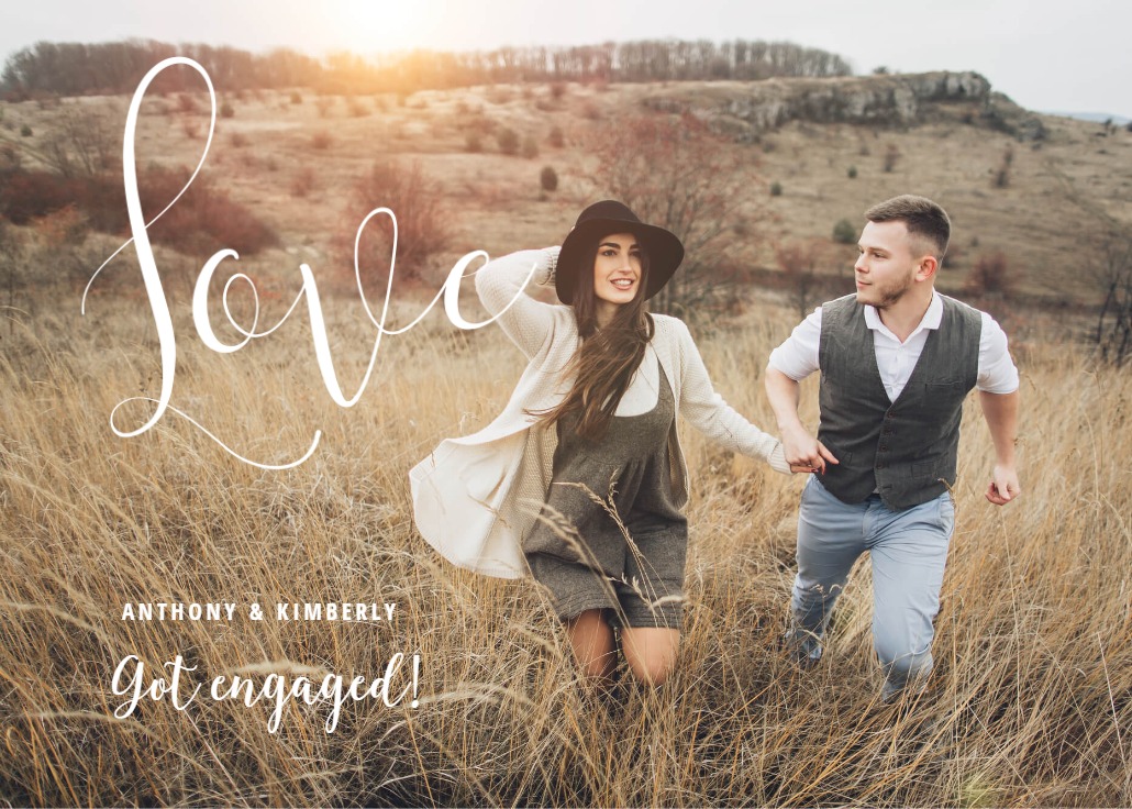 Covered with love - Engagement Announcement (Free) | Greetings Island