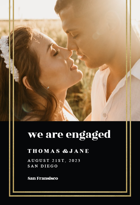 Engagement Announcement Templates (Free) | Greetings Island