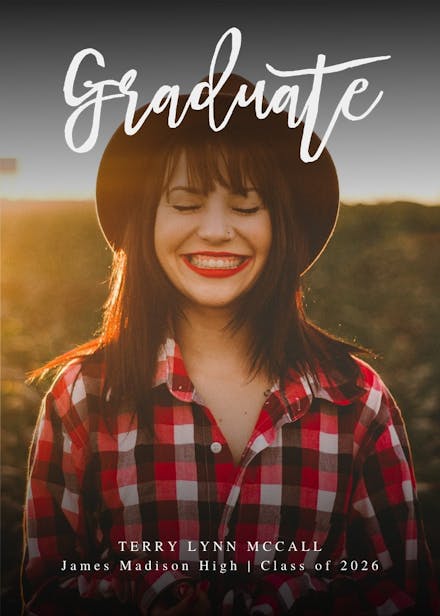 Page 4 | 2024 Graduation Announcement Templates (Free) | Greetings Island