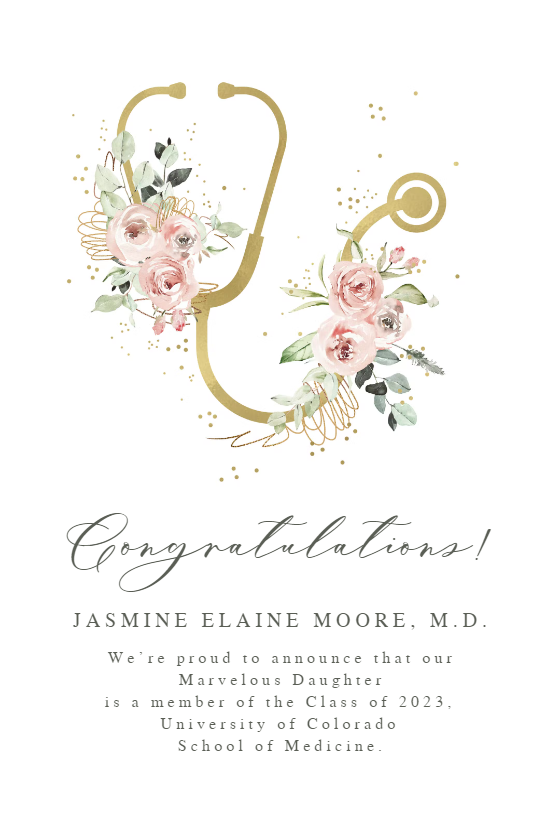 Simply Scripted - Graduation Announcement Template | Greetings Island