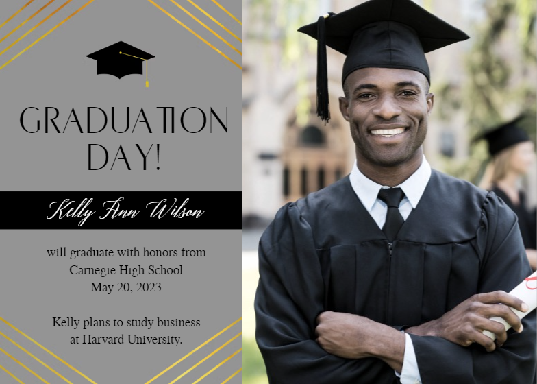 Graduation Announcement Templates (Free) | Greetings Island