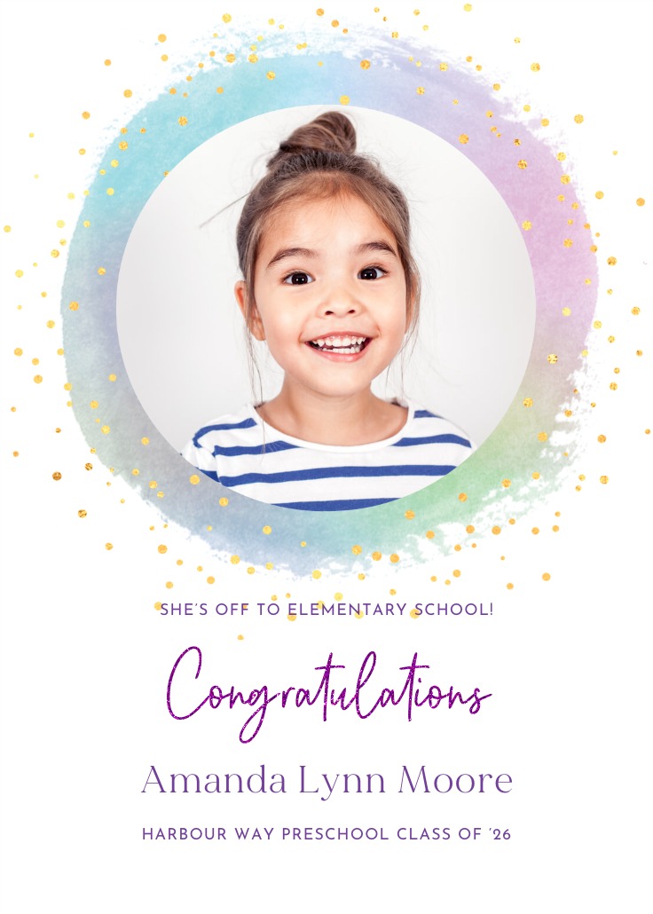 Small yet mighty - Graduation Announcement (Free) | Greetings Island