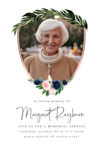 Page 6 | Memorial & Funeral Card Templates (Free) | Greetings Island