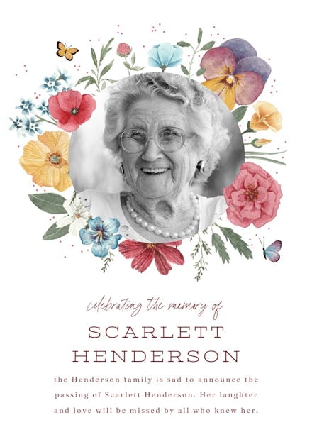 Page 7 | Memorial & Funeral Card Templates (Free) | Greetings Island