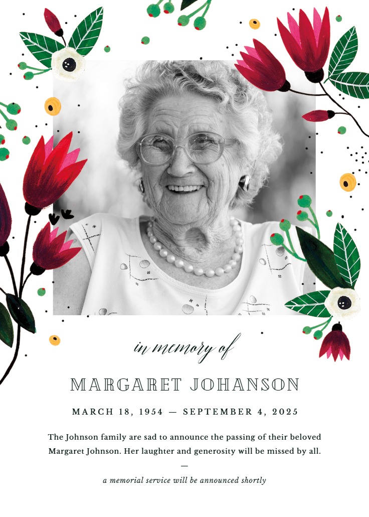 Spring Hug - Memorial Card | Greetings Island