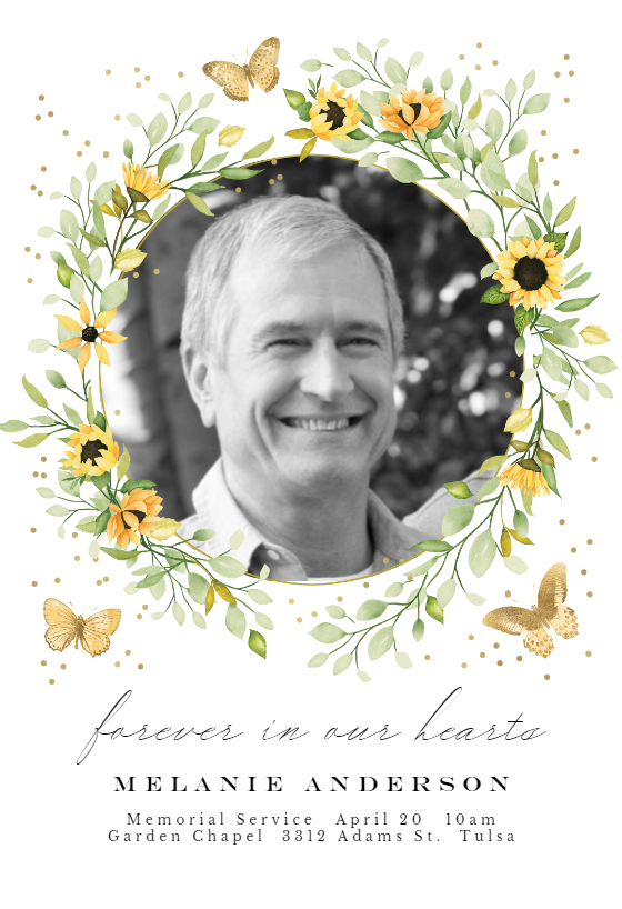 Memorial & Funeral Card Templates (Free) | Greetings Island