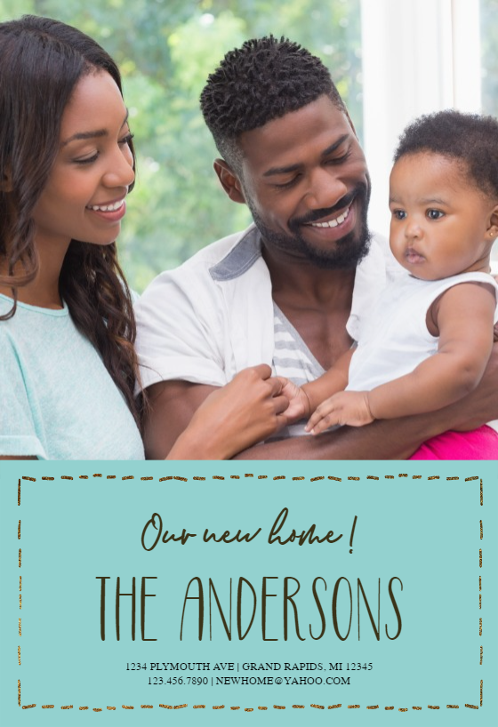 Our New Home - Moving Announcement Template | Greetings Island