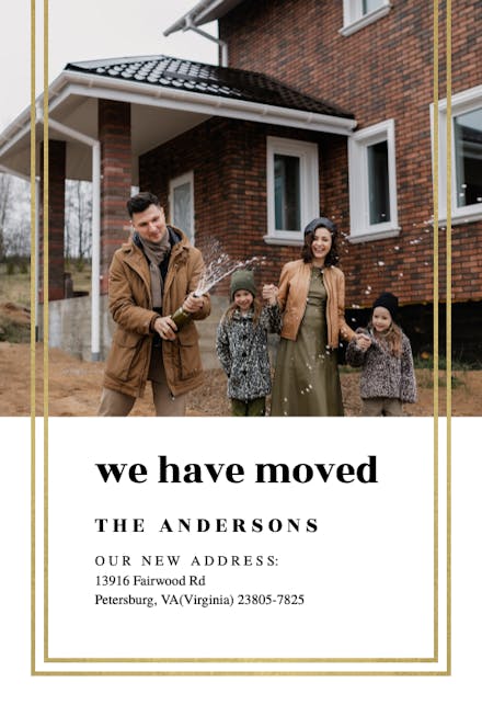 Moving Announcement Templates (Free) | Greetings Island