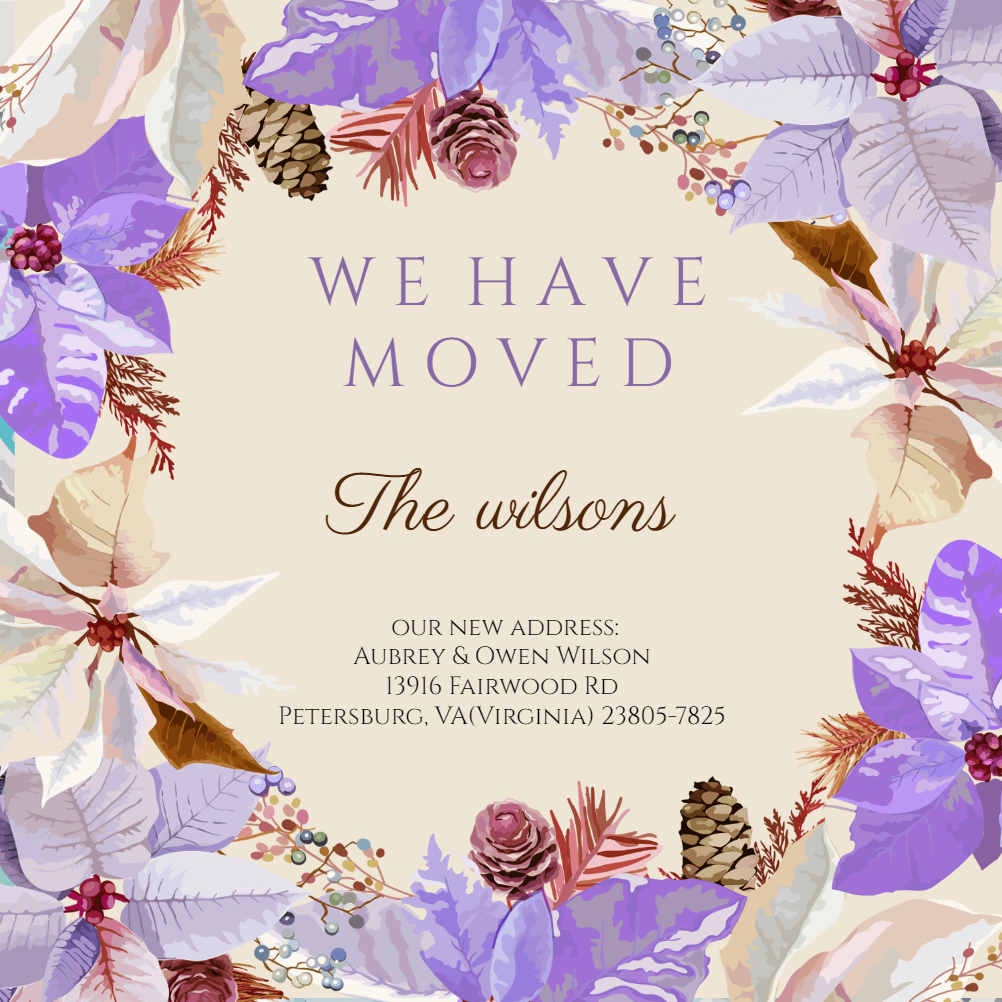 Moving Announcement Templates (Free) | Greetings Island