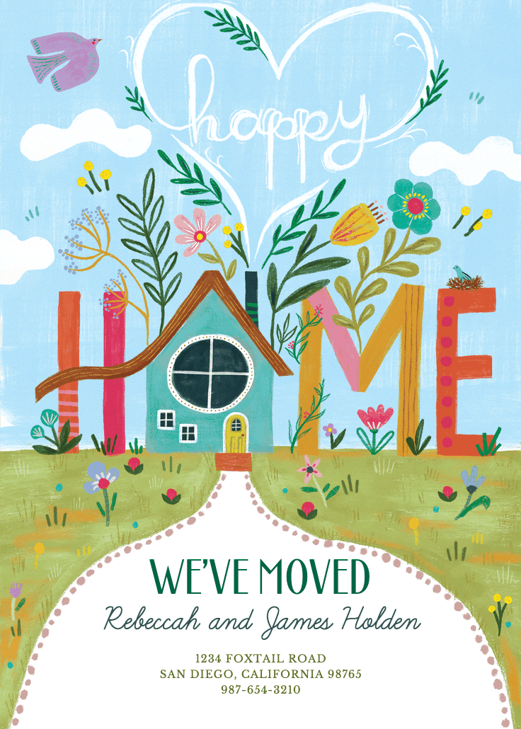 Free Moving Announcement Templates | Greetings Island