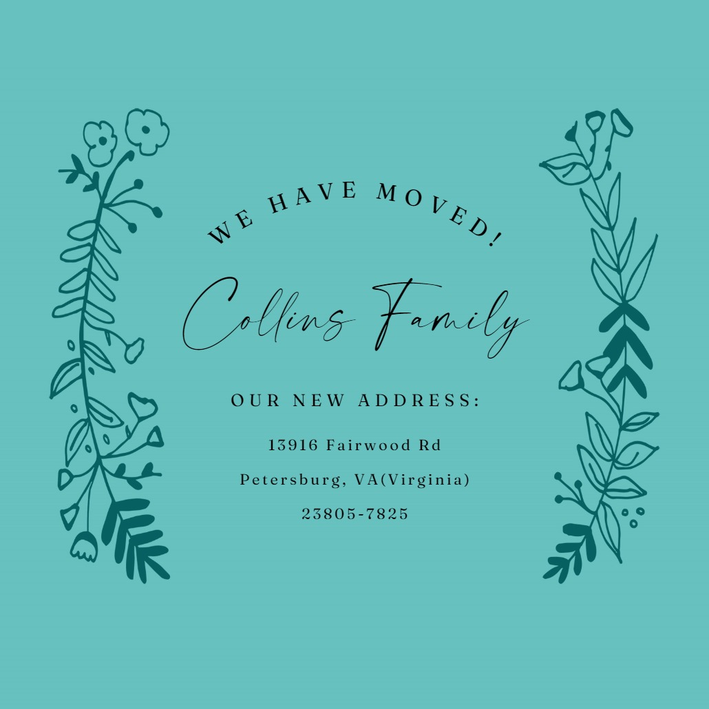 Side by Side Gold - Moving Announcement (Free) | Greetings Island