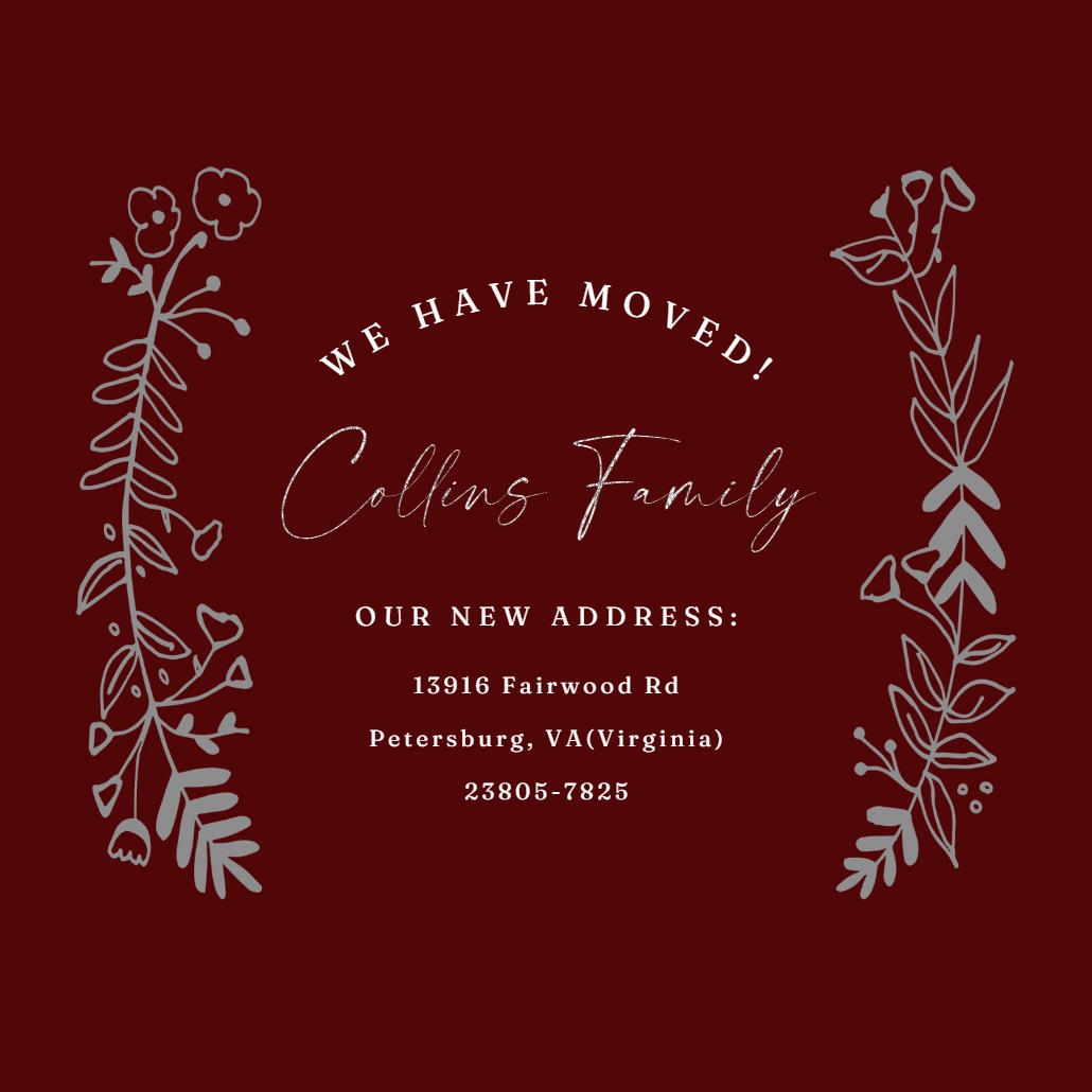 Side by Side Gold - Moving Announcement (Free) | Greetings Island