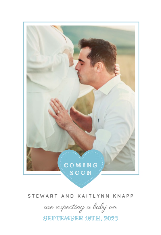 Digital Pregnancy Announcement Templates (Free) | Greetings Island