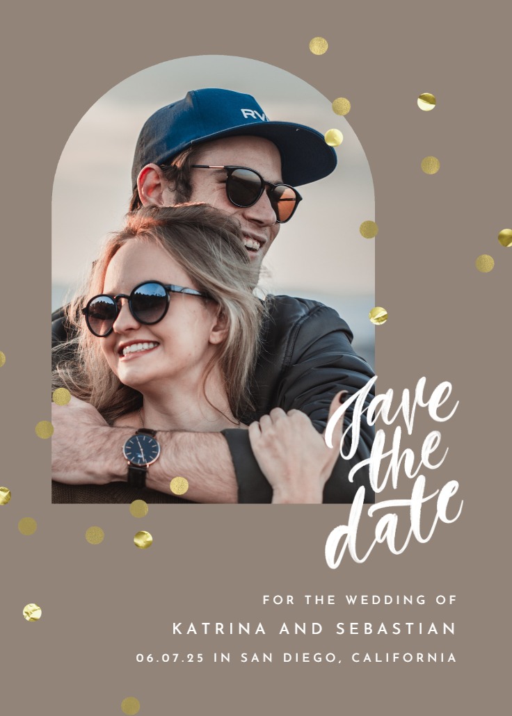 Feeling bubbly - Save the Date Card (Free) | Greetings Island