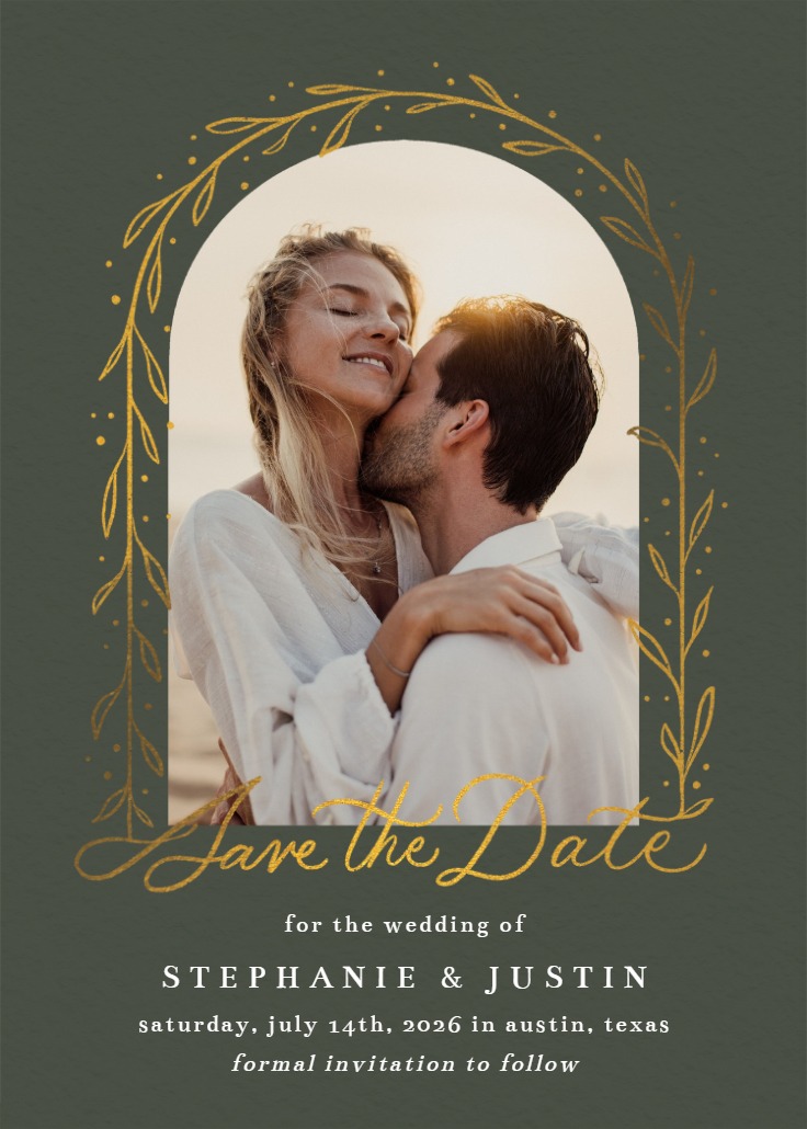 Handwritten Frame - Save the Date Card | Greetings Island