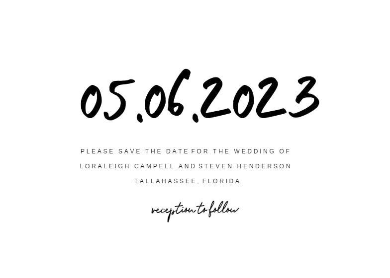 Mark Our Date - Save The Date Card Template (Free) | Greetings Island