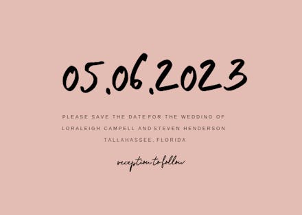Mark Our Date - Save The Date Card Template (Free) | Greetings Island