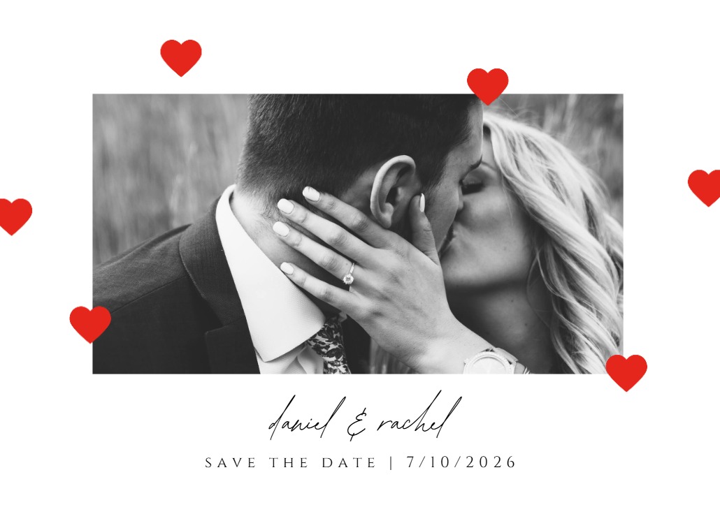 Signs of love - Save the Date Card | Greetings Island