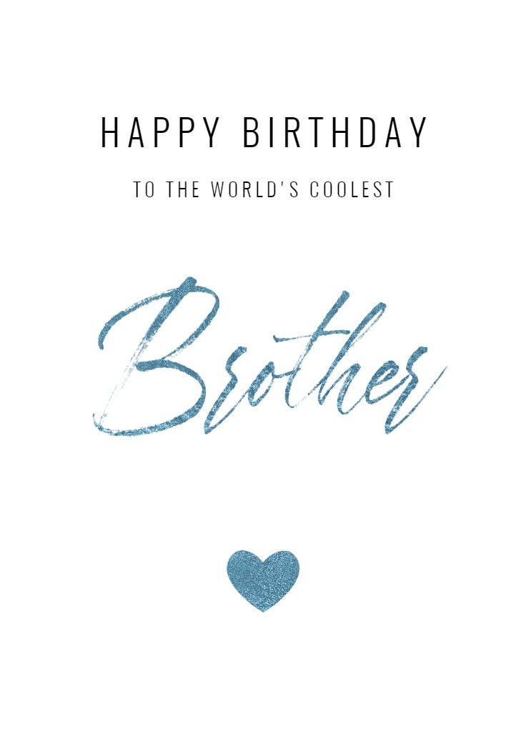 Free Birthday Cards For Brother | Greetings Island