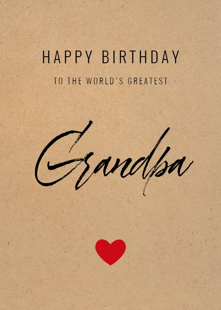 World's Greatest Grandpa - Birthday Card (Free) | Greetings Island