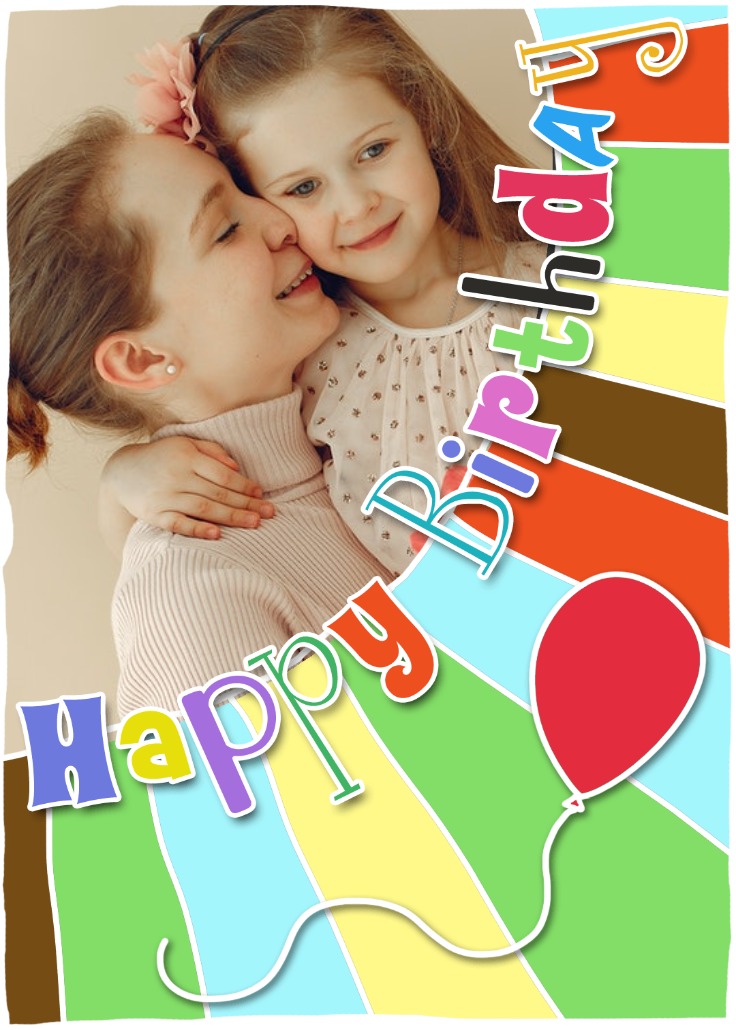 Birthday Stripes - Birthday Card (Free) | Greetings Island