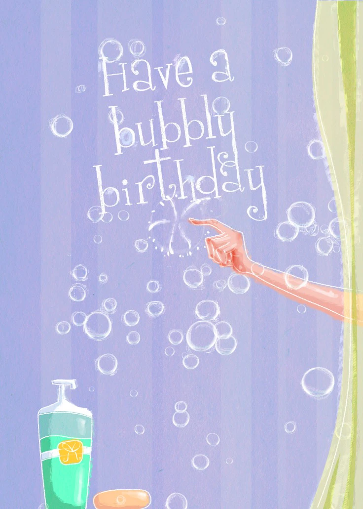 Bubbly Birthday - Birthday Card (Free) | Greetings Island