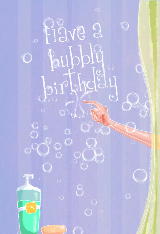 Bubbly Birthday - Birthday Card (Free) | Greetings Island
