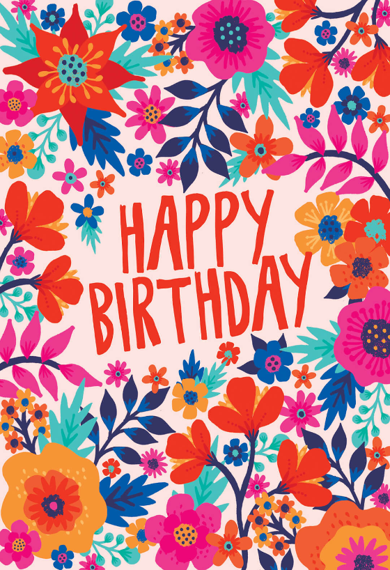 Happy Birthday Confetti - Birthday Card (Free) | Greetings Island