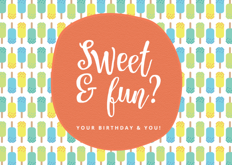 Sweet Line Design - Birthday Card (Free) | Greetings Island