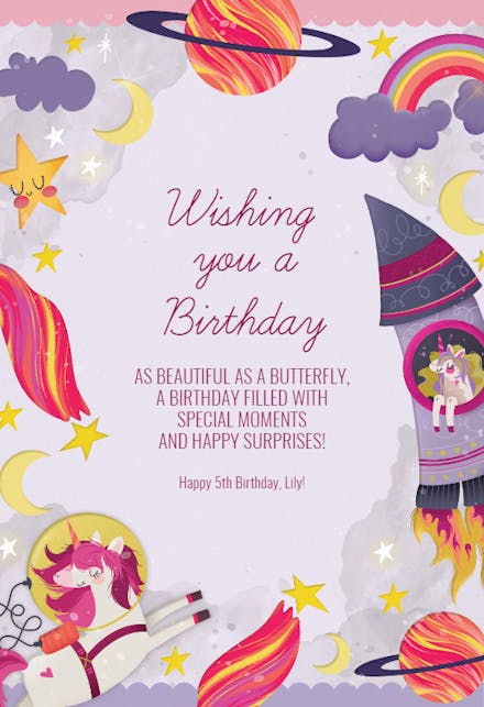 Trip Around The Sun Birthday Card Free Greetings Island