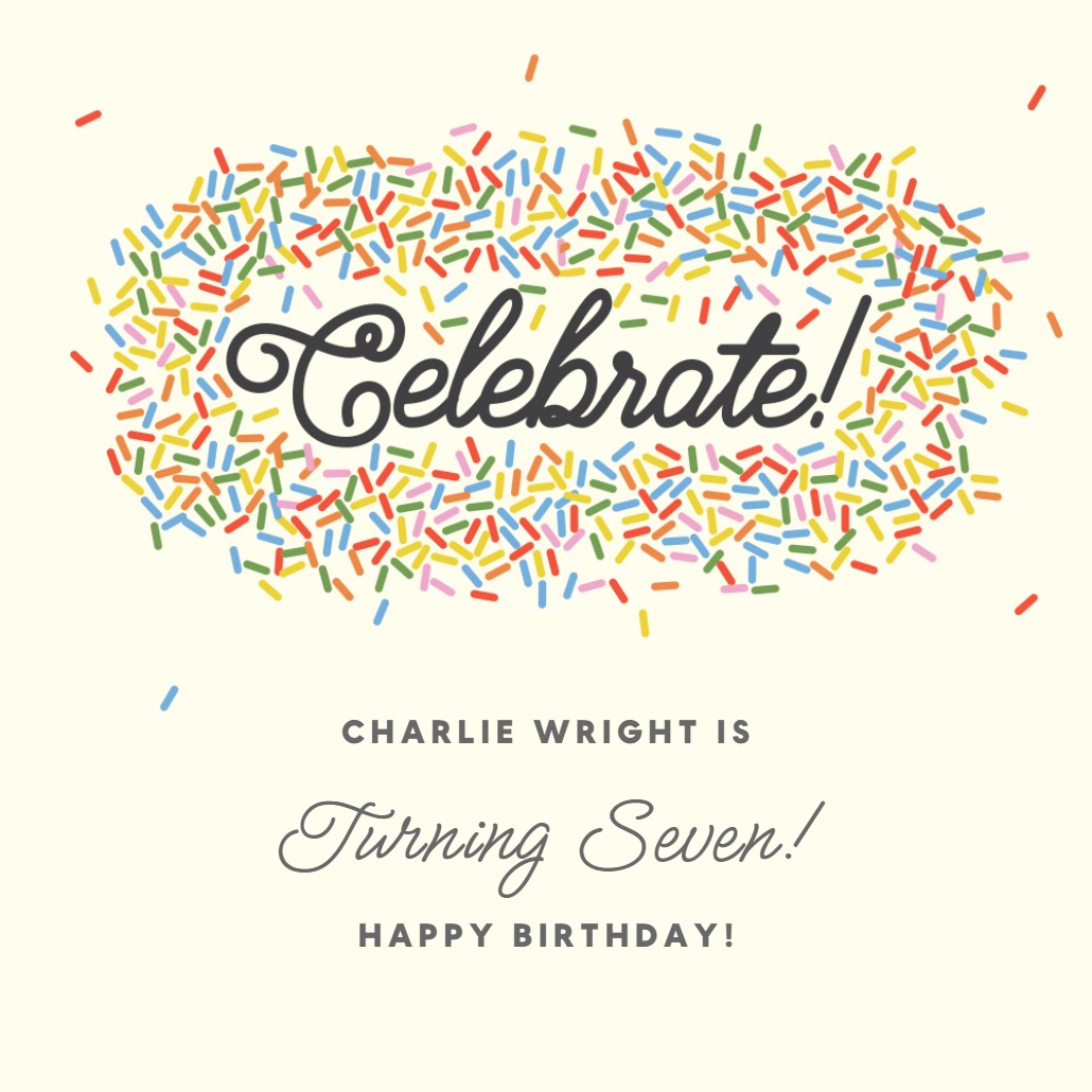 Candy Sprinkles - Birthday Card (Free) | Greetings Island