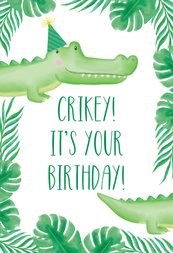 Jungle Animal - Birthday Card | Greetings Island