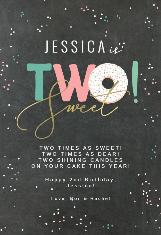 Simple Big Text - Birthday Card (Free) | Greetings Island