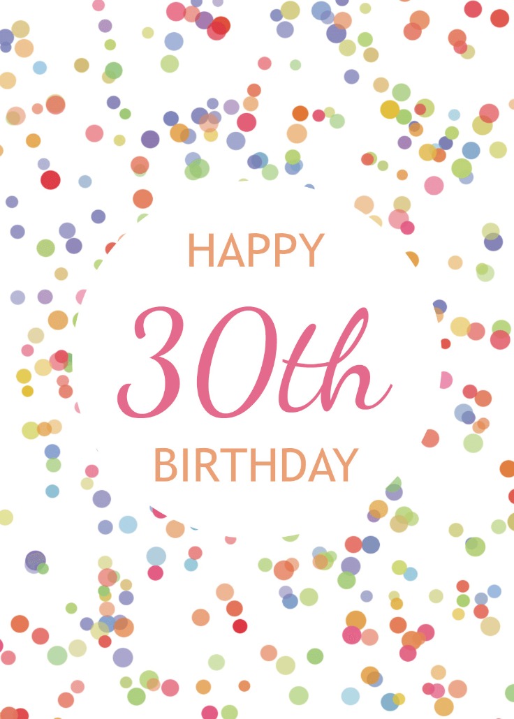 30th Birthday Cards (Free) | Greetings Island