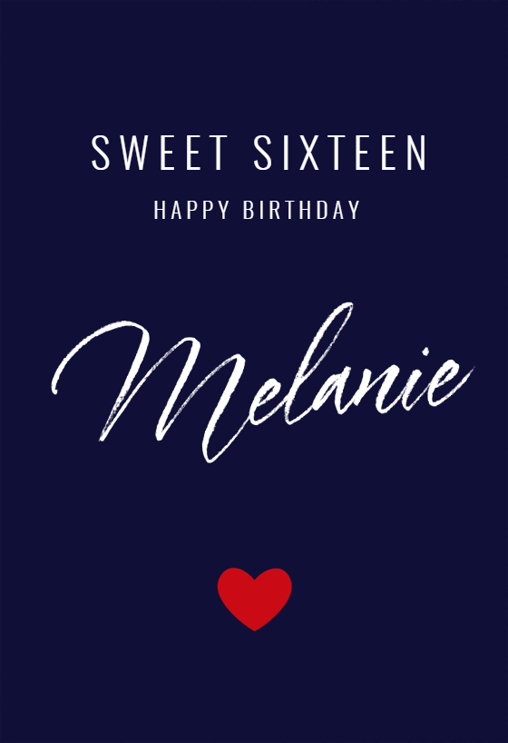 Big Script - Birthday Card (Free) | Greetings Island