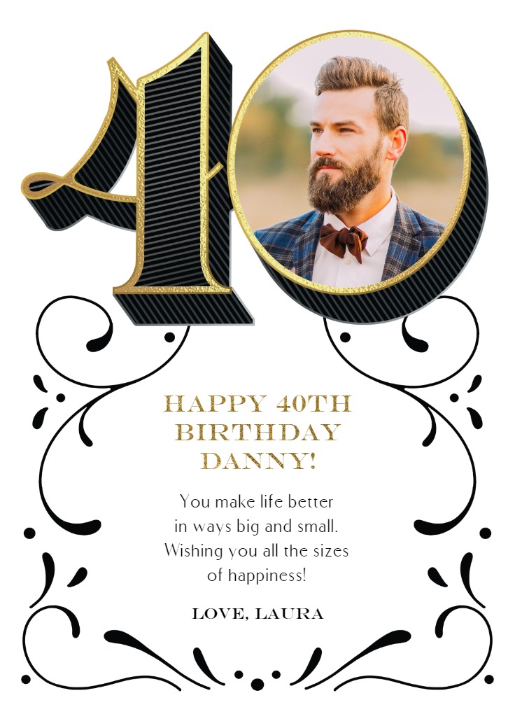 Celebrate 40 - Birthday Card | Greetings Island