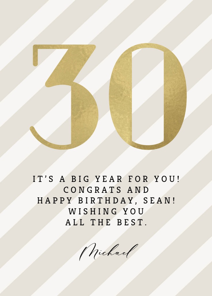 Decade III - Birthday Card (Free) | Greetings Island