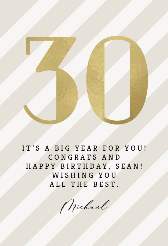 Decade III - Free Birthday Card | Greetings Island