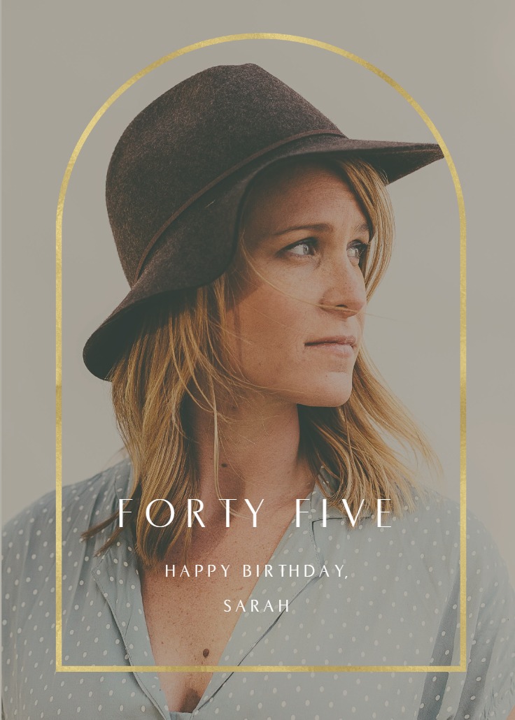 Gold arch - Birthday Card (Free) | Greetings Island