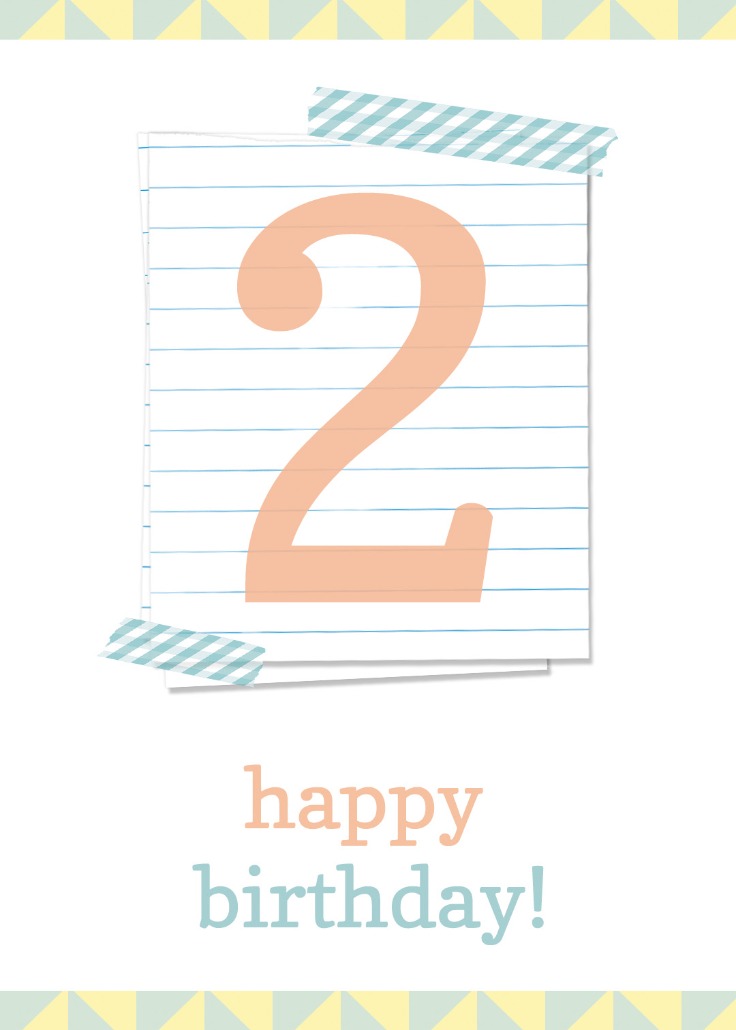 Happy 2nd Birthday - Birthday Card (Free) | Greetings Island