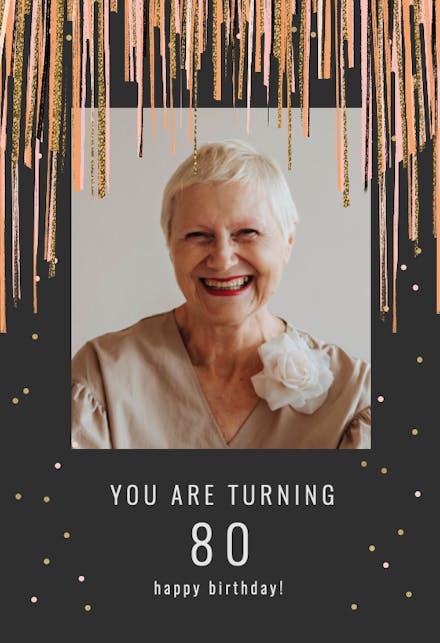 Shiny Glittery Frame Free Birthday Card Greetings Island