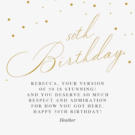 Sweeping Cursive - Free Birthday Card | Greetings Island