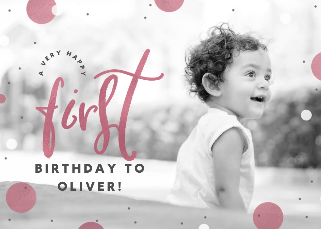 1st confetti - Birthday Card (Free) | Greetings Island