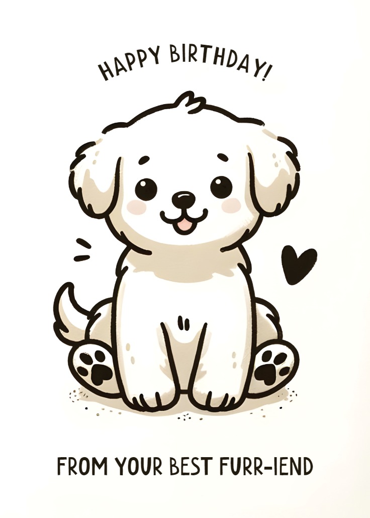 Best Furr-iend - Birthday Card | Greetings Island