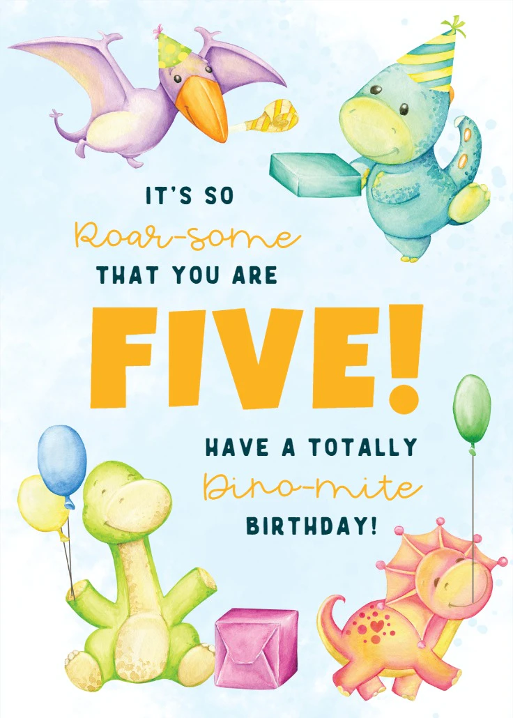 Birthday Dinosaurs - Birthday Card (Free) | Greetings Island